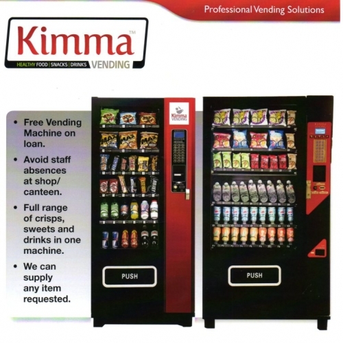 Kimma Vending, Vending Machines Sale, Rental And Supply In Glasgow
